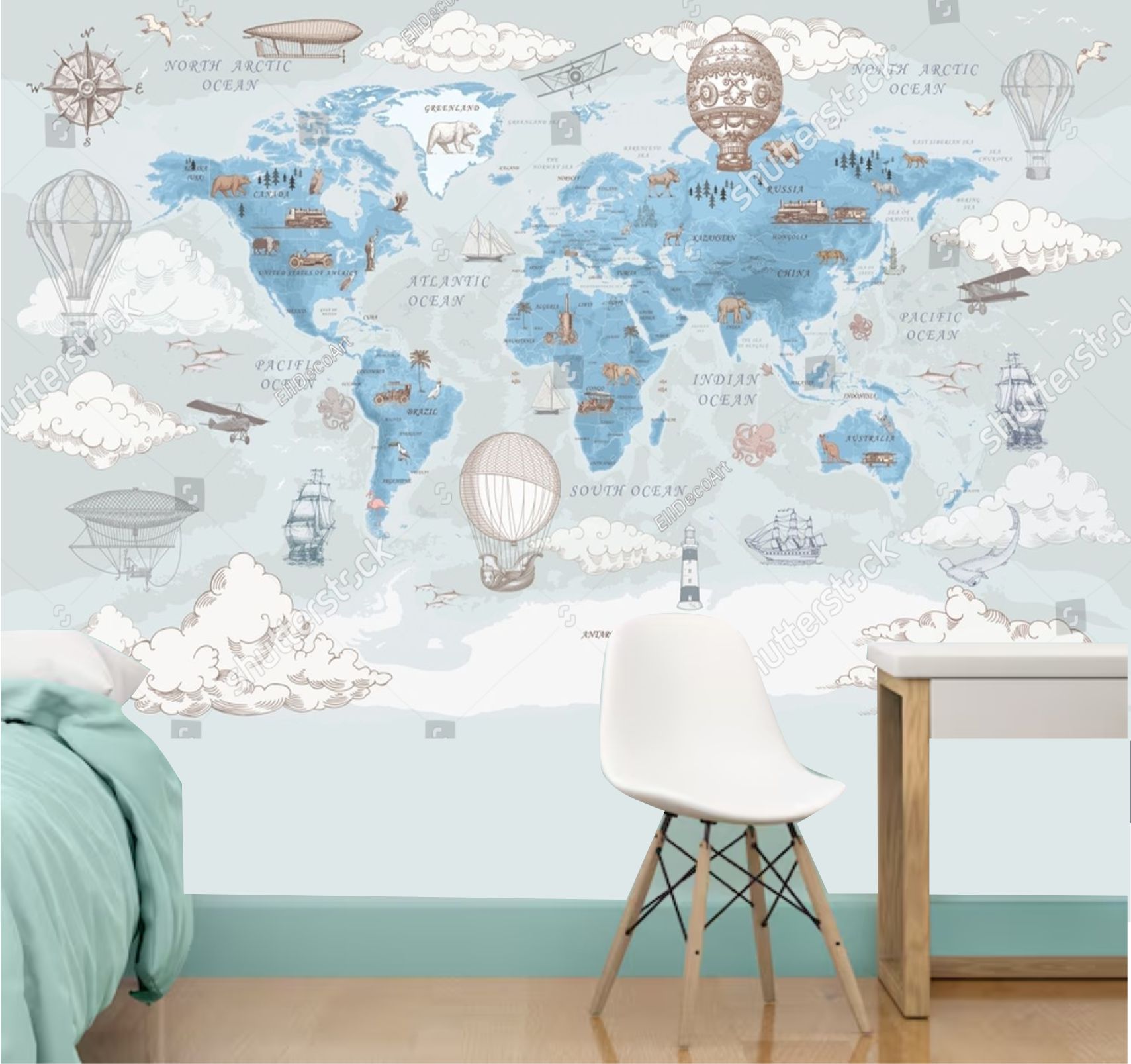 Papel De Parede Do Mundo Papel De Parede Mapa Do Mundo Executivo