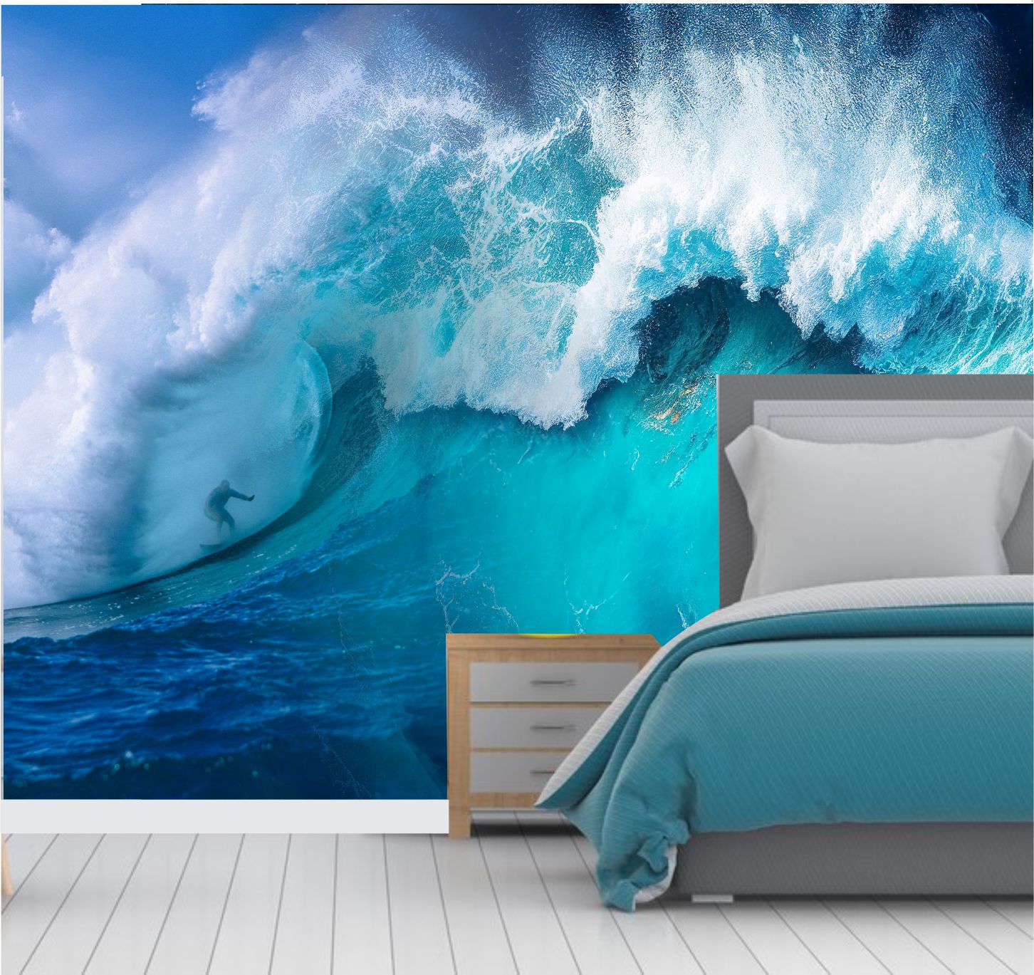 PAPEL DE PAREDE ONDA MAR SURF TUBO - Arquiprojeto PAPEL DE PAREDE ONDA MAR SURF TUBO - Arquiprojeto