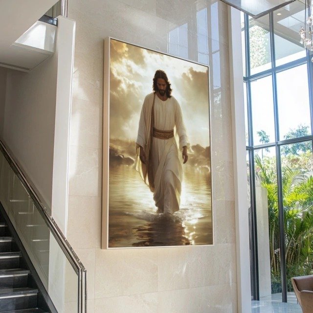 Jesus Andando Sobre As Aguas Lds